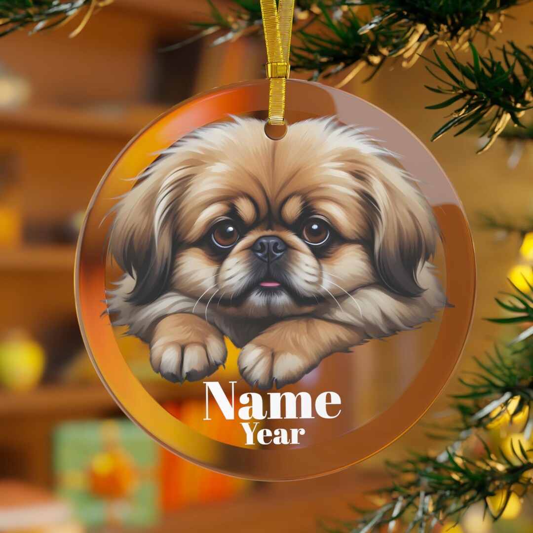 Pekingese Ornament, Peke Dog, Pekingese Gifts, Pekingese Memorial, Peke ...