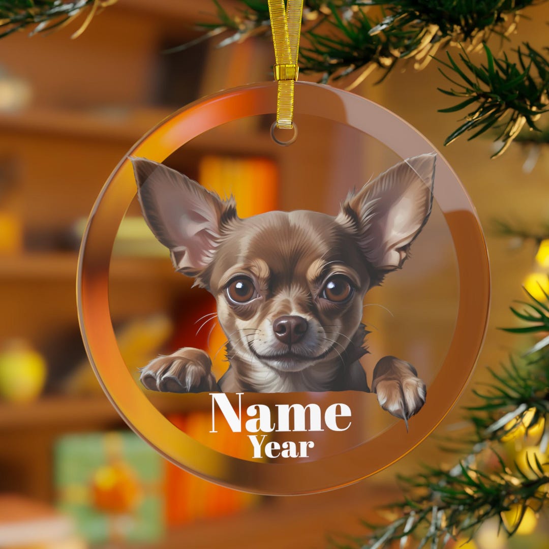 Chihuahua Ornament, Chihuahua Dog Gifts, Chihuahua Memorial, Chihuahua ...