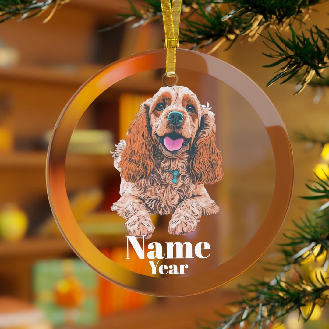 Cocker Spaniel Ornament, Cocker Spaniel Gifts, Cocker Spaniel Memorial ...