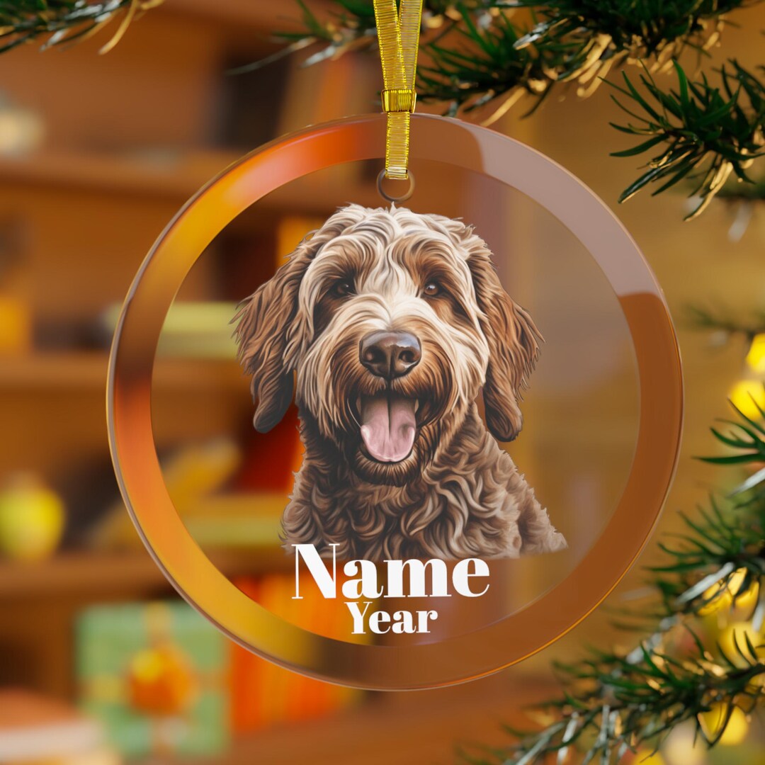 Goldendoodle Ornament, Goldendoodle Dog, Groodle, Goldendoodle Memorial ...
