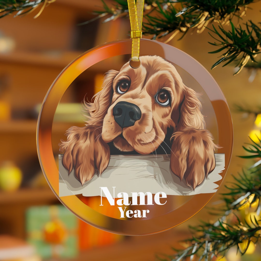 Cocker Spaniel Ornament, English Cocker Spaniel Dog Gifts, Cocker ...