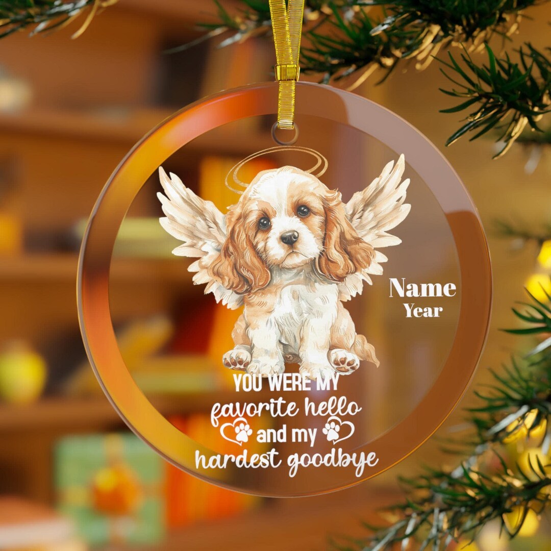 Cocker Spaniel Dog Memorial Gift Ornament, Cocker Spaniel Gifts, Cocker ...