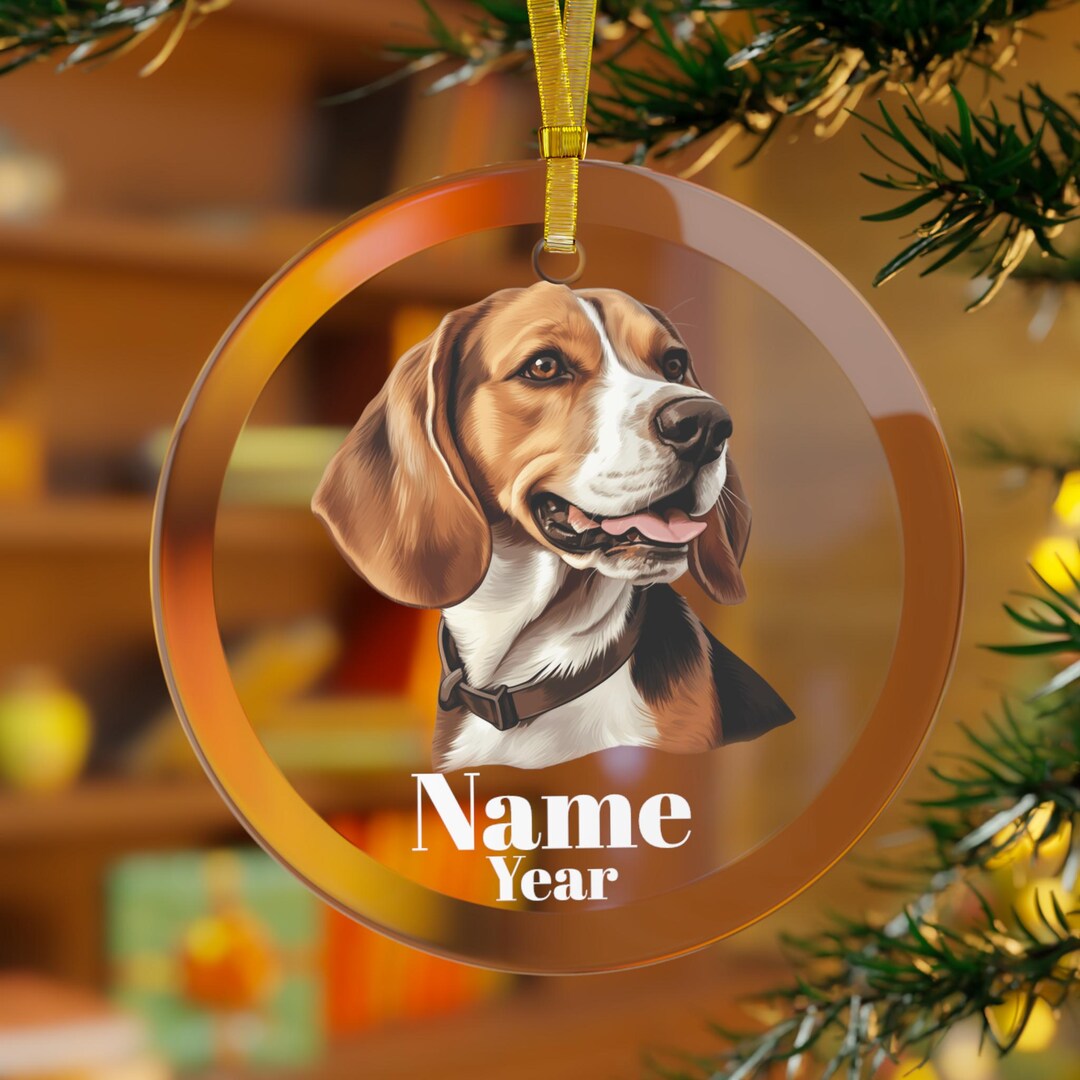 Beagle Ornament, Beagle Dog, Beagle Gifts, Beagle Memorial, Beagle Mama ...