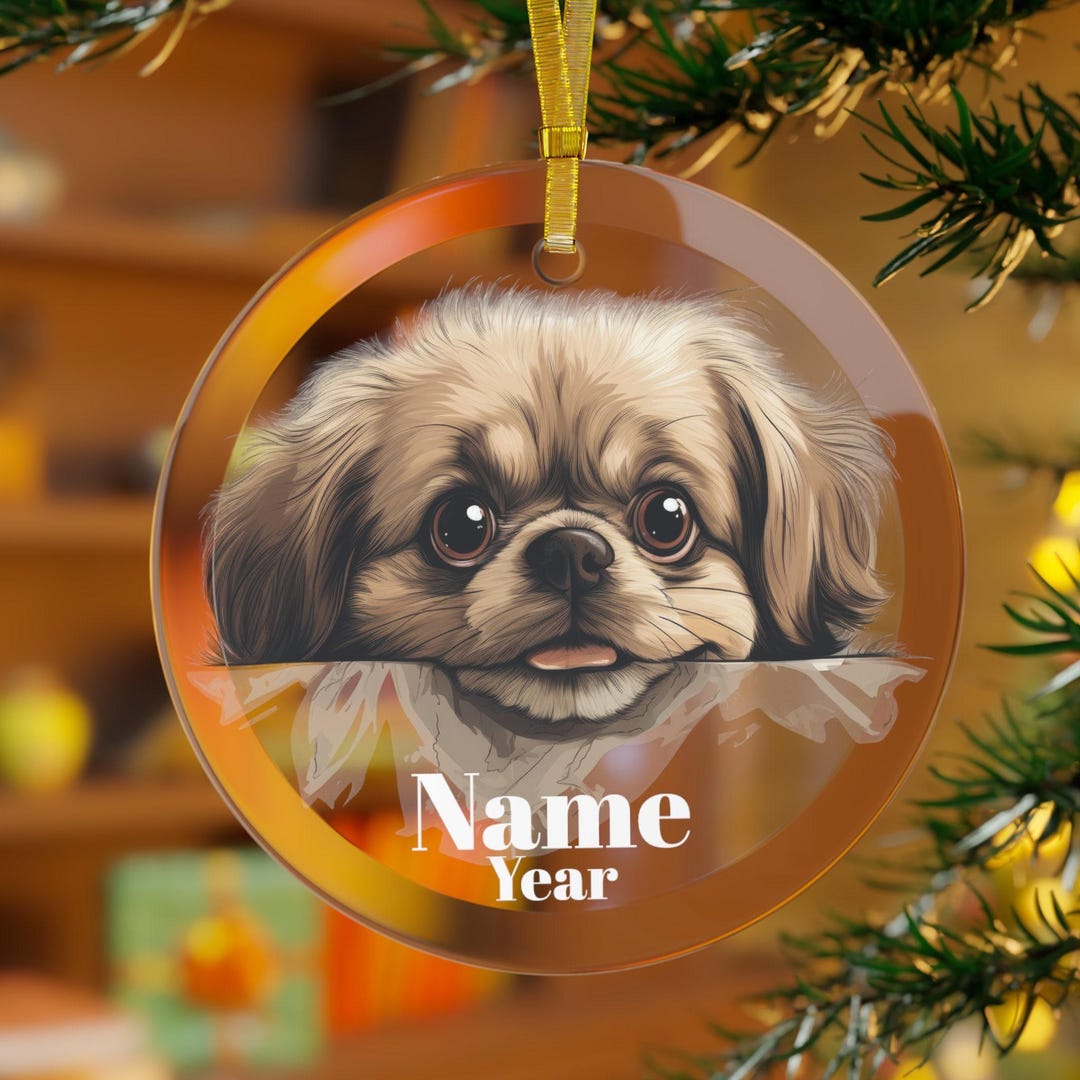 Pekingese Ornament, Peke Dog, Pekingese Gifts, Pekingese Memorial, Peke ...