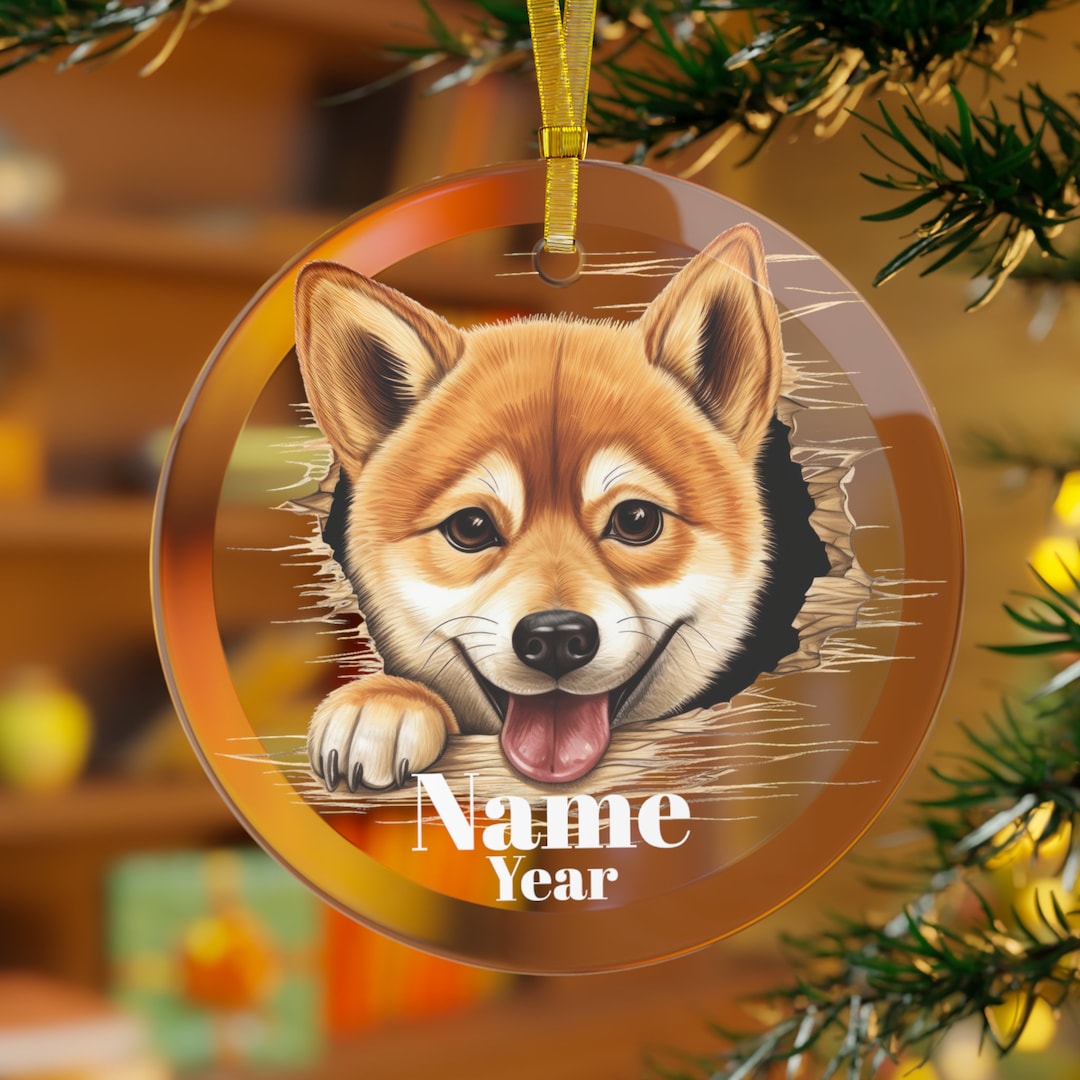 Shiba Inu Ornament, Shiba Inu Dog Gifts, Shiba Inu Memorial, Shiba Inu ...