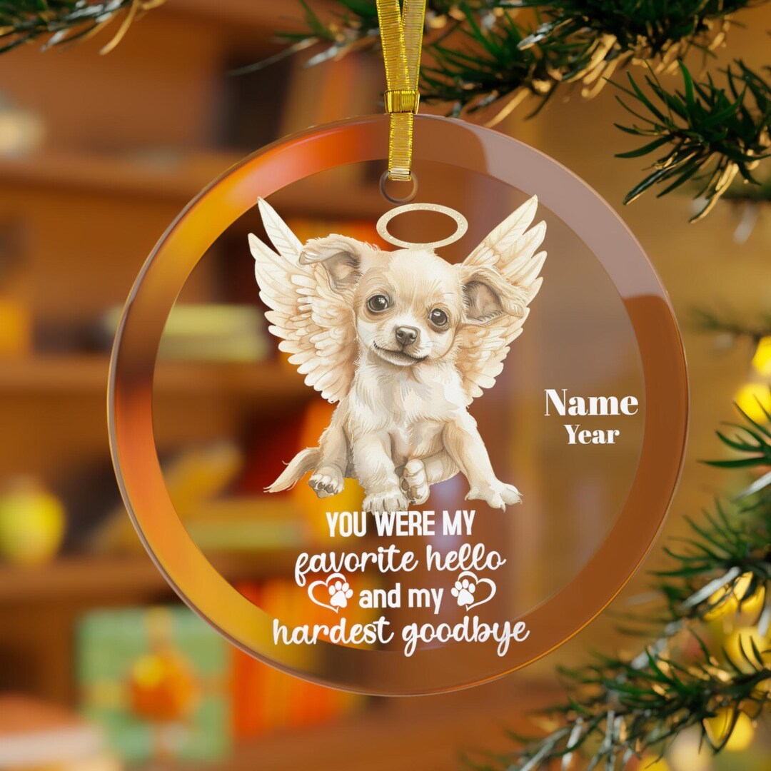 Chihuahua Dog Memorial Gift Ornament, Chihuahua Gifts, Chihuahua Mom ...