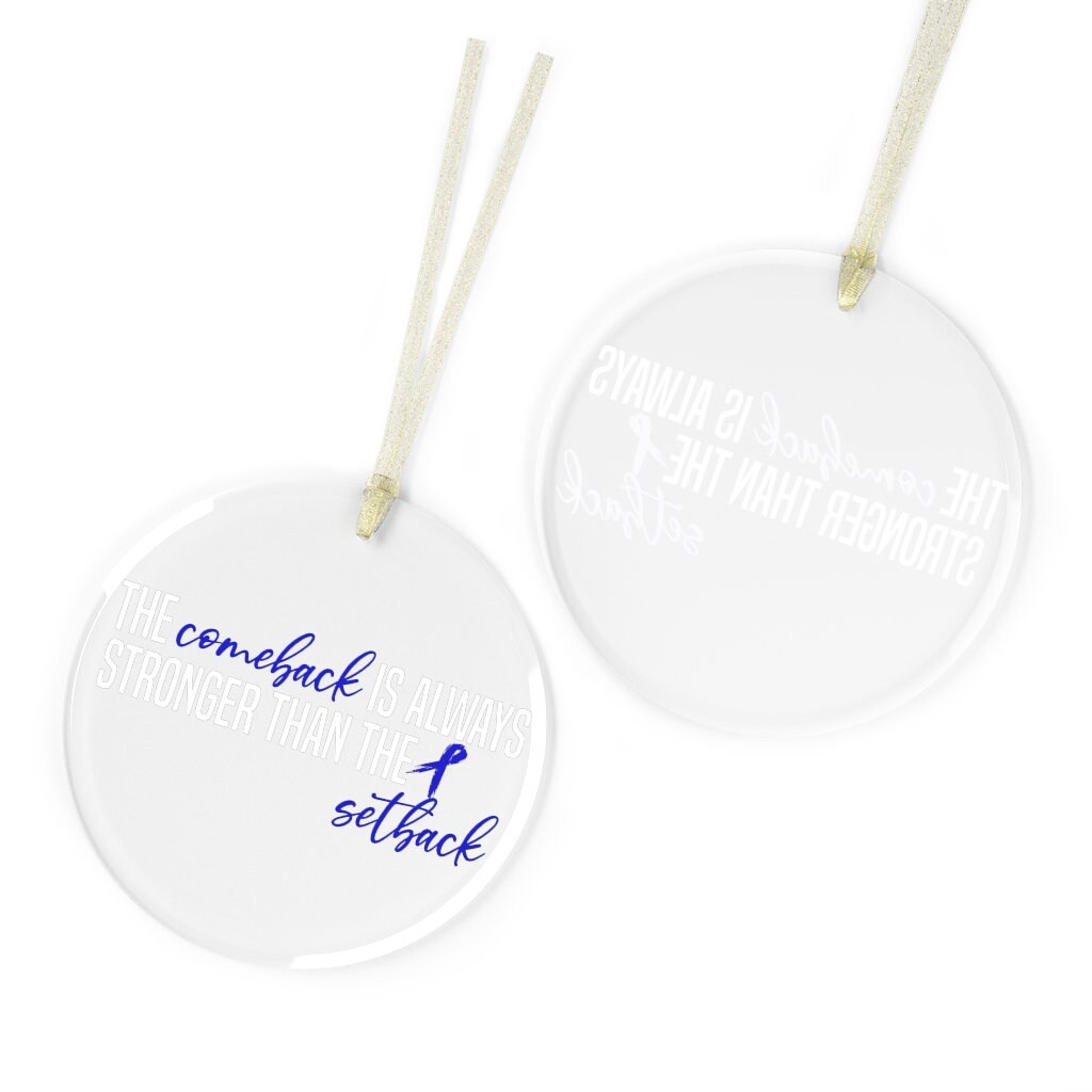 Colon Cancer Ornament Colon Cancer Christmas Ornamentcolon - Etsy