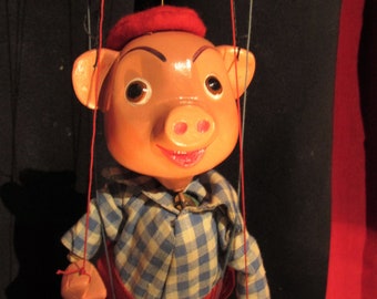 Pig Puppet | Etsy