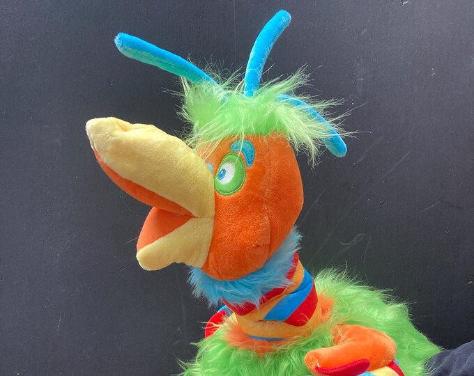 Very Large Rainbow Bird Emu Hand Puppet New With Tags Age 1+ 27