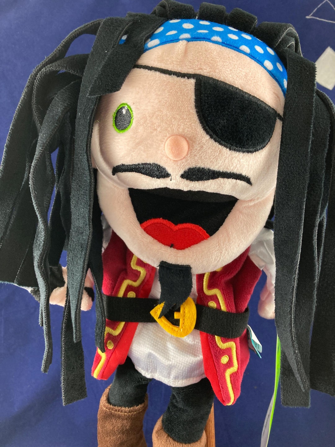 Captain Pirate Peg Leg Hand Glove Puppet New With Tags - Etsy