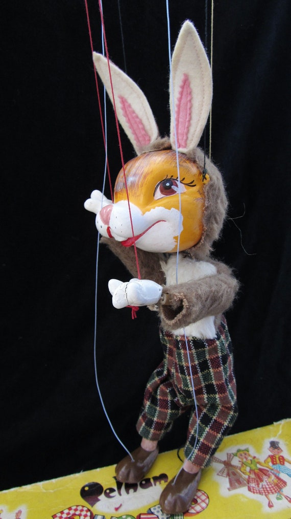 Rare Rabbit Pelham Puppet With Original Label and Named Yellow - Etsy