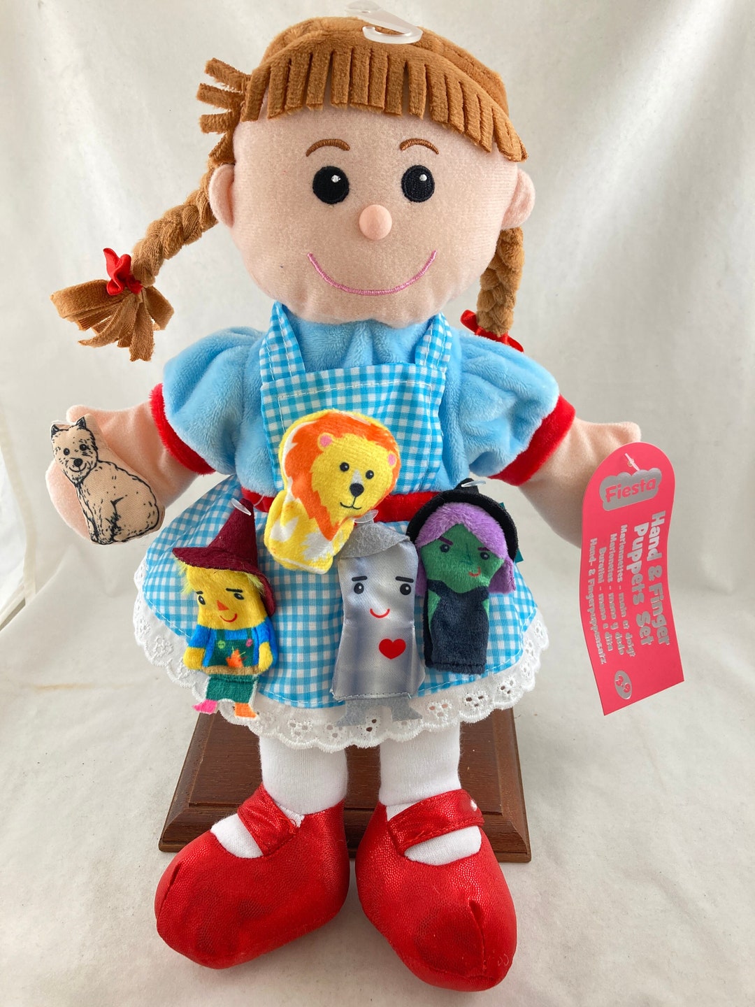 Glove Puppet Girl Dorothy and 5 Finger Puppet Set New With Tags - Etsy