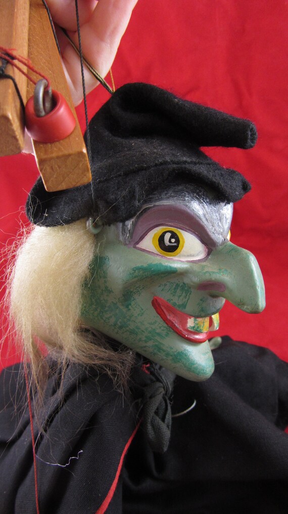 Wicked Witch Marionette Toys Toys & Games Puppets etna.com.pe