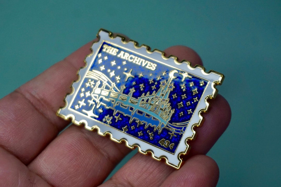 The Archives Stamp Enamel Pin the Owl House Pin Eda the Owl Lady Luz ...