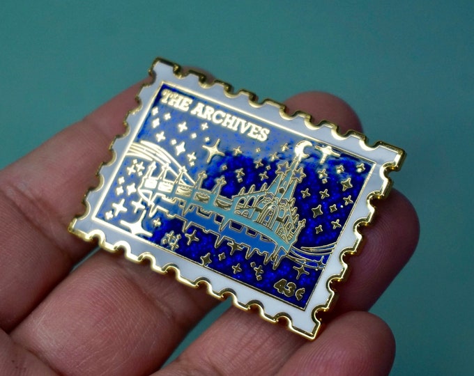 The Archives Stamp Enamel Pin | the Owl House Pin | Eda the Owl Lady ...
