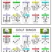 Golf BINGO Card Patterns for Really Fun BINGO Games - Bingo Cards - Etsy