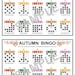 Collection "seasons" BINGO Card Patterns for Really Fun BINGO Games ...