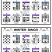 Winter BINGO Card Patterns for Really Fun BINGO Games - Bingo Cards - Etsy