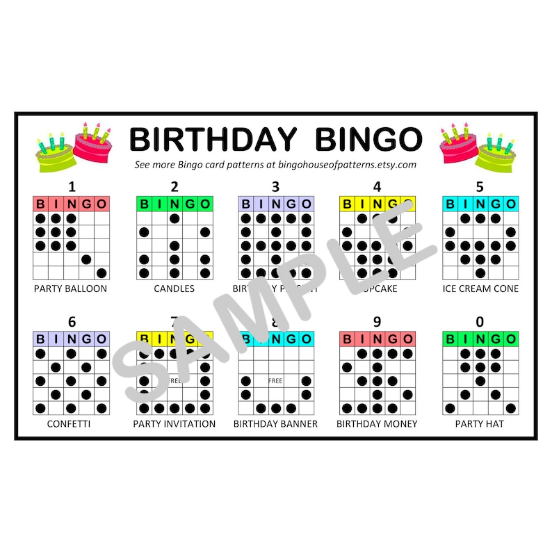 Birthday BINGO Card Patterns For Really Fun BINGO Games Etsy birthday-bingo-card-patterns-for-really-fun-bingo-games-etsy