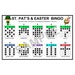 St. Patrick's Day and Easter Holiday BINGO Card Patterns for Really Fun ...
