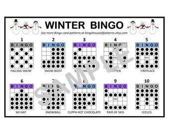 Spring BINGO Card Patterns for Really Fun BINGO Games Bingo - Etsy