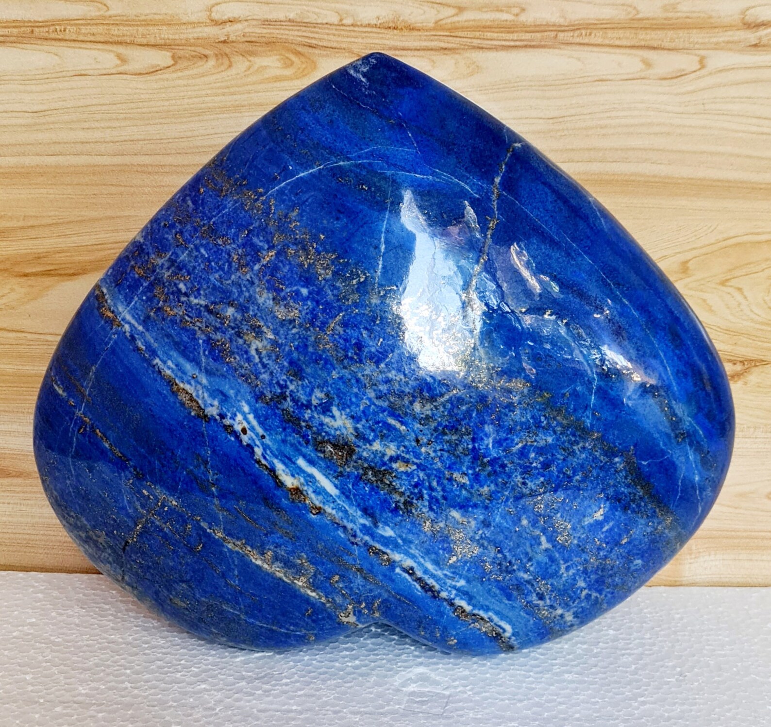 15.100 Kg XXL Museum Size High Grade Madani Lapis Lazuli Polished Heart ...