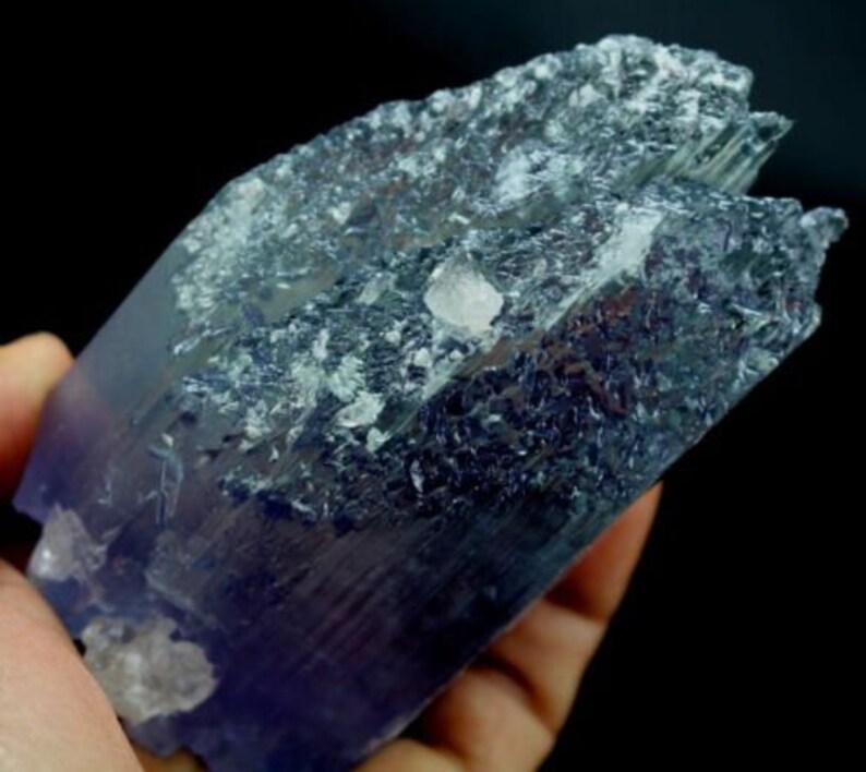 462gm Undamaged Etched Terminated V Shaped Natural Deep Indigo - Etsy