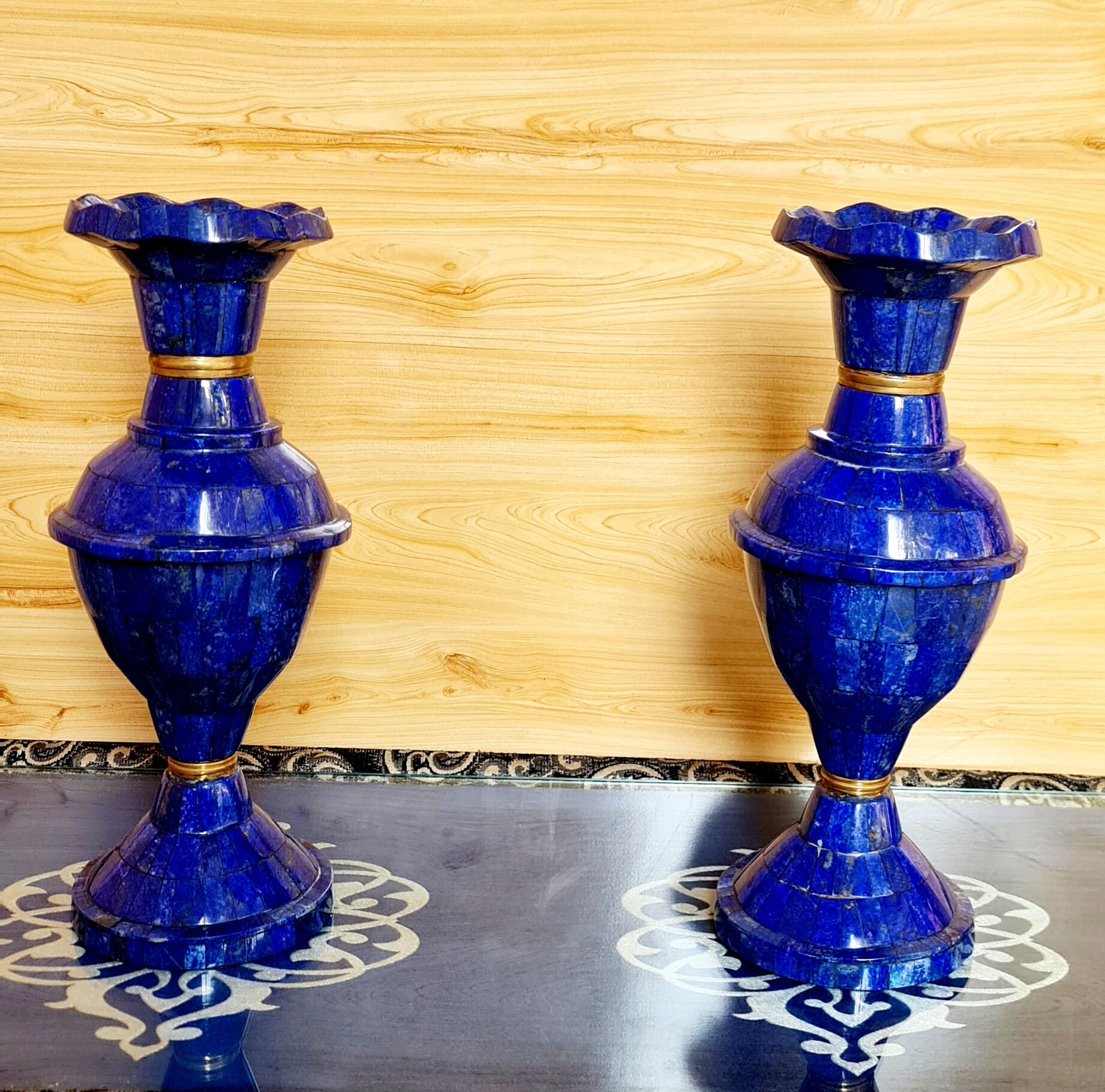 13.3 Inch Tall XXL Handcrafted High Quality Lapis Lazuli Pair - Etsy