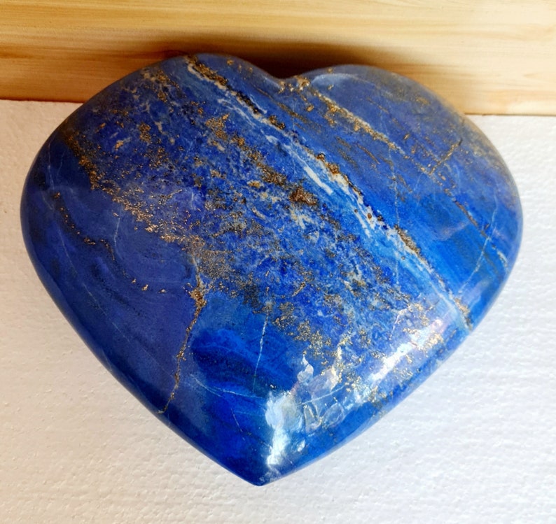 15.100 Kg XXL Museum Size High Grade Madani Lapis Lazuli Polished Heart ...