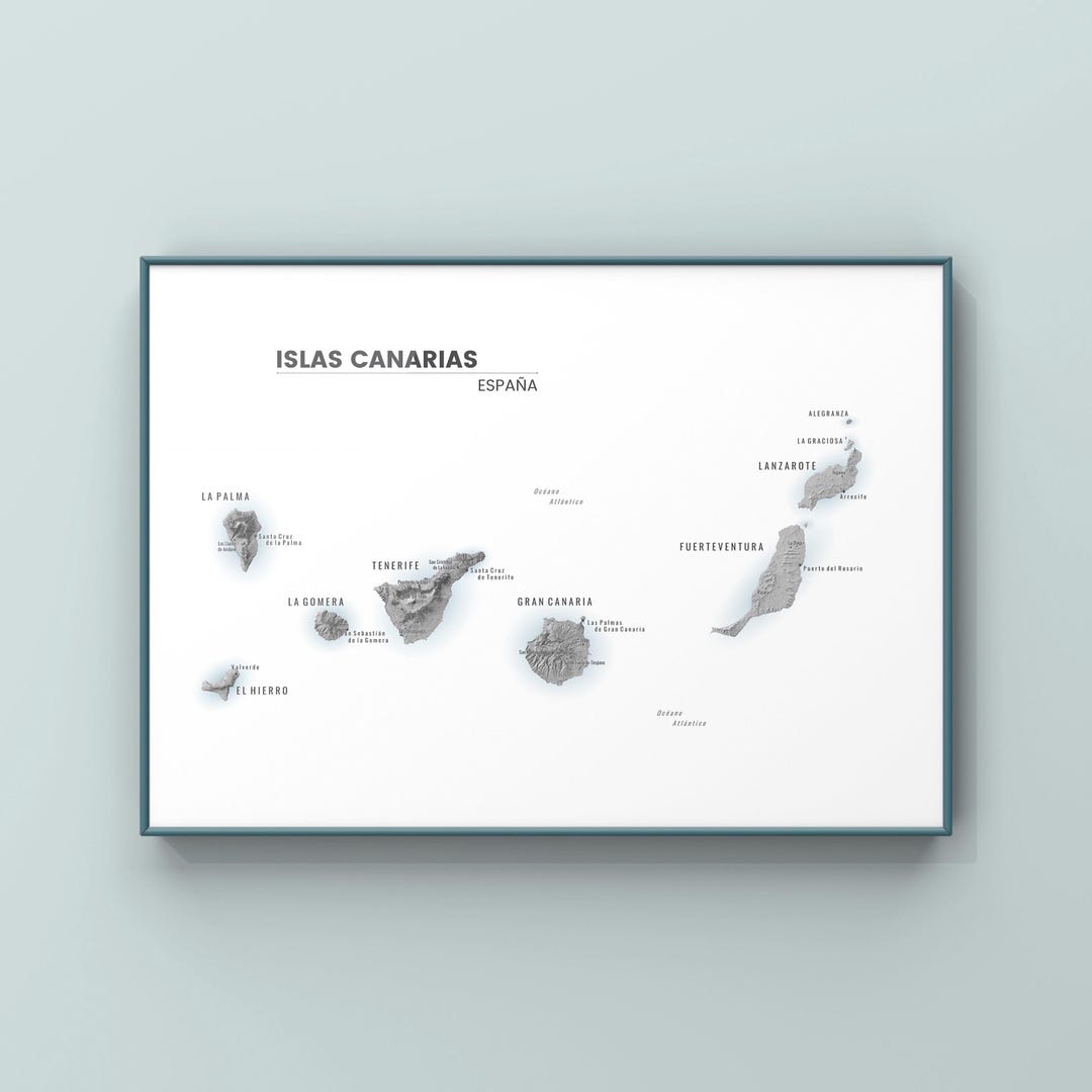 CANARY ISLANDS Islas Canarias La Palma Tenerife Lanzarote Fuerteventura ...