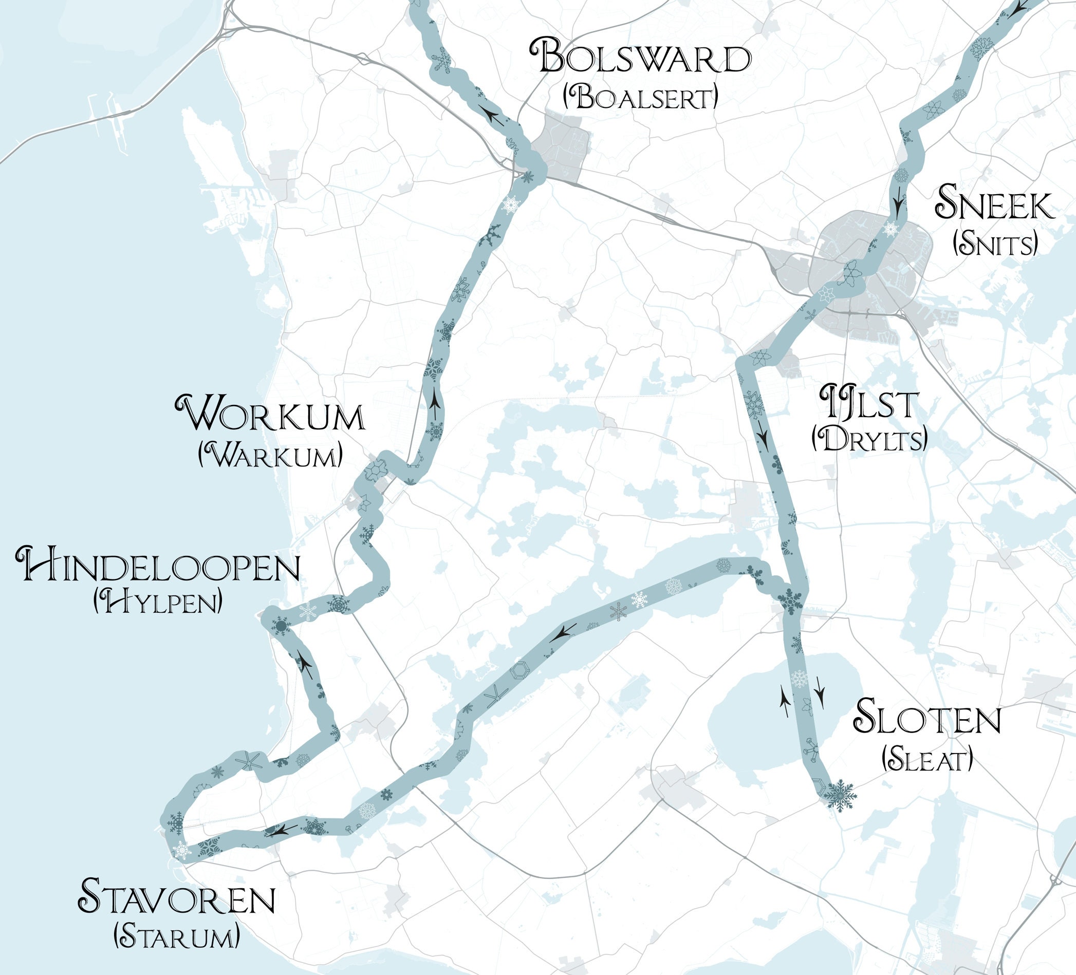 ELFSTEDENTOCHT Nederland eleven Cities Skating Tour the Tour of Tours ...