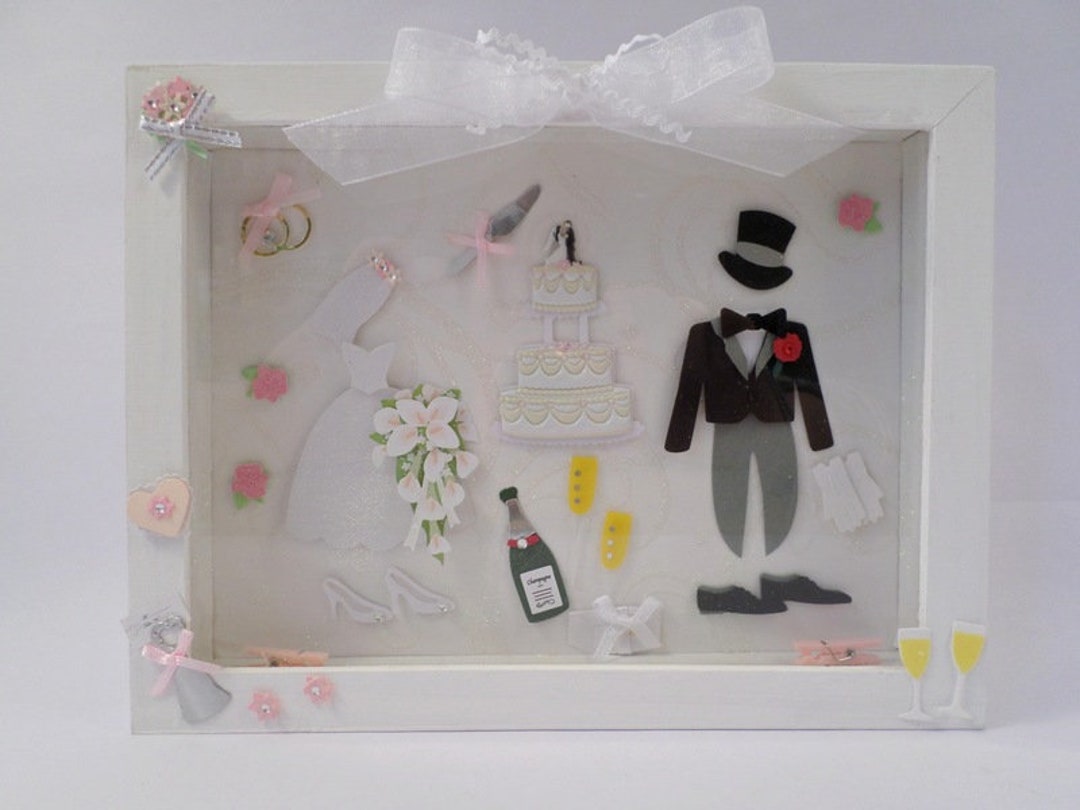 Money Gift Wedding Display Case White - Etsy