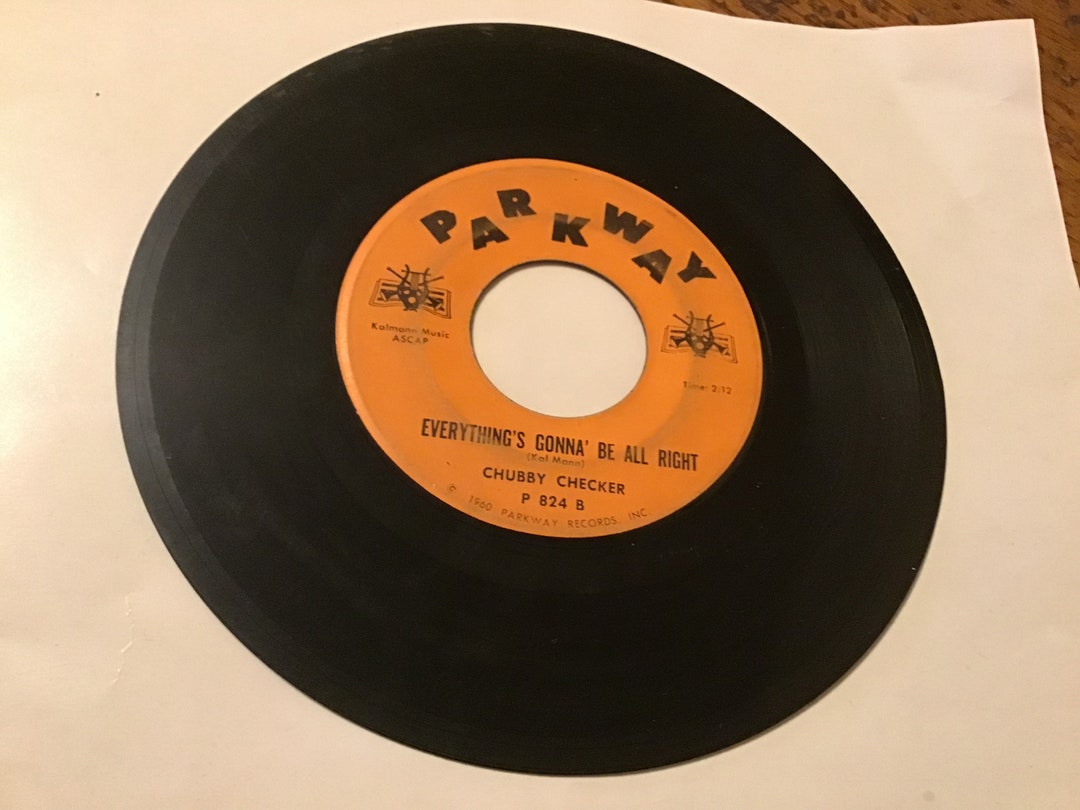 Cubby Checker R and R 45 Rpm Record Parkway # 824 ( Let’s Twist Again ...