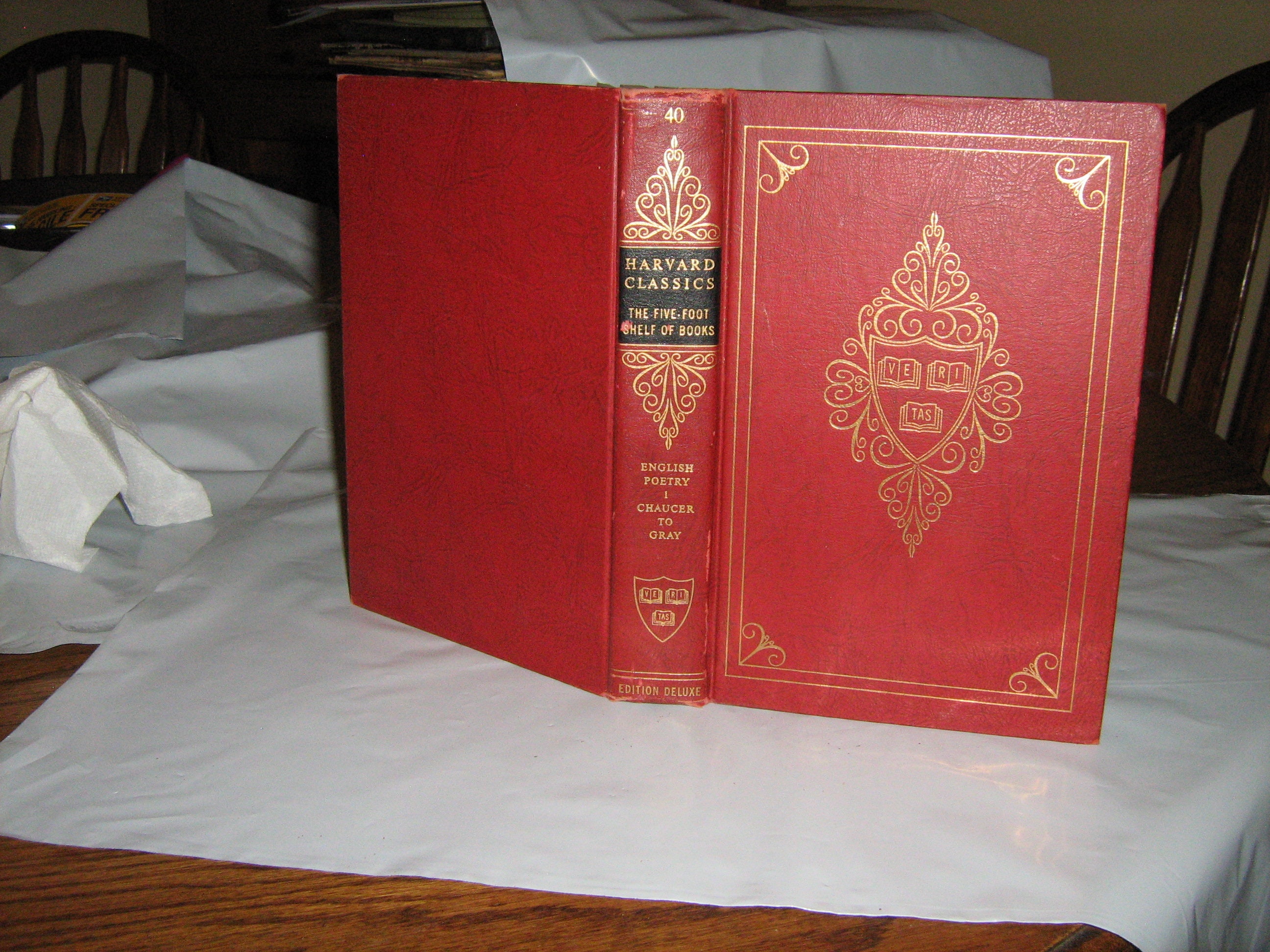 The Harvard Classics the Five Foot Shelf of Books 1959 Printing Vol. 40 ...