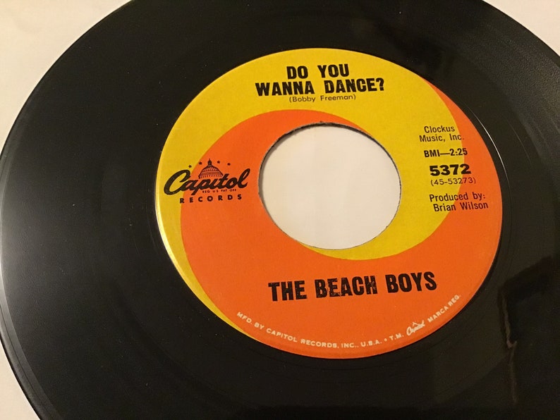 The Beach Boys With Picture Sleeve 45 Rpm Record on Capitol - Etsy