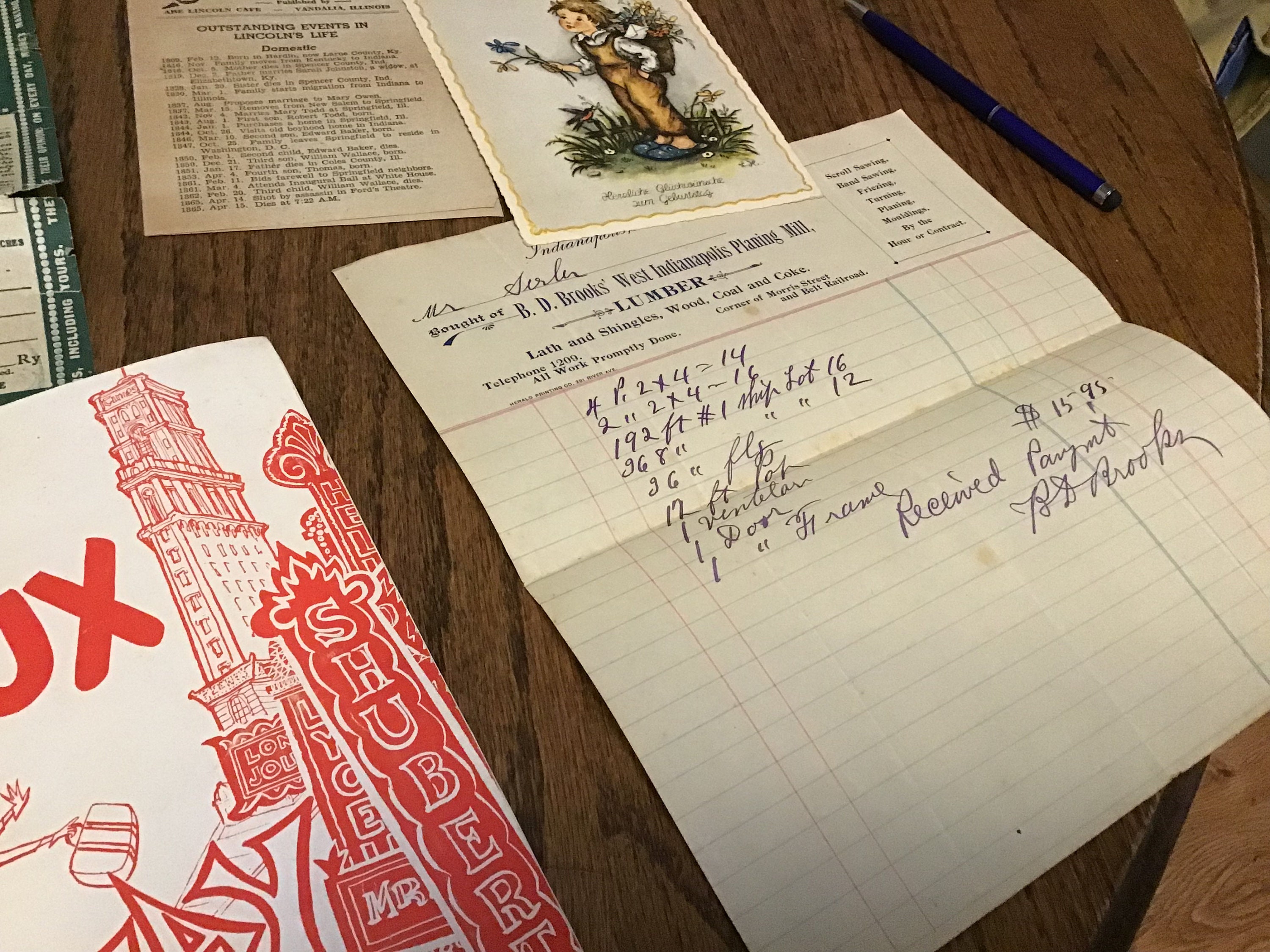Hugh Lot Assorted Paper Ephemera Early 1900s to 1960s,old Bookets, Old ...
