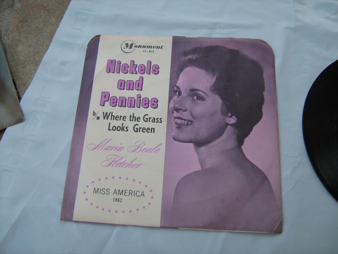 1960s Pop 45 Rpm Maria Beale Fletcher With Paper Picture Sleeve Nickles ...