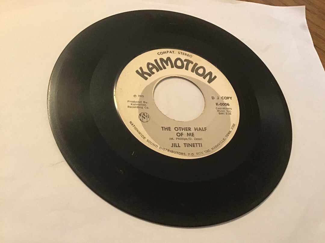 Jill Tinetti Promo Copy 45 Rpm Record on Kaimotion # K- 0006 ( It Don’t ...