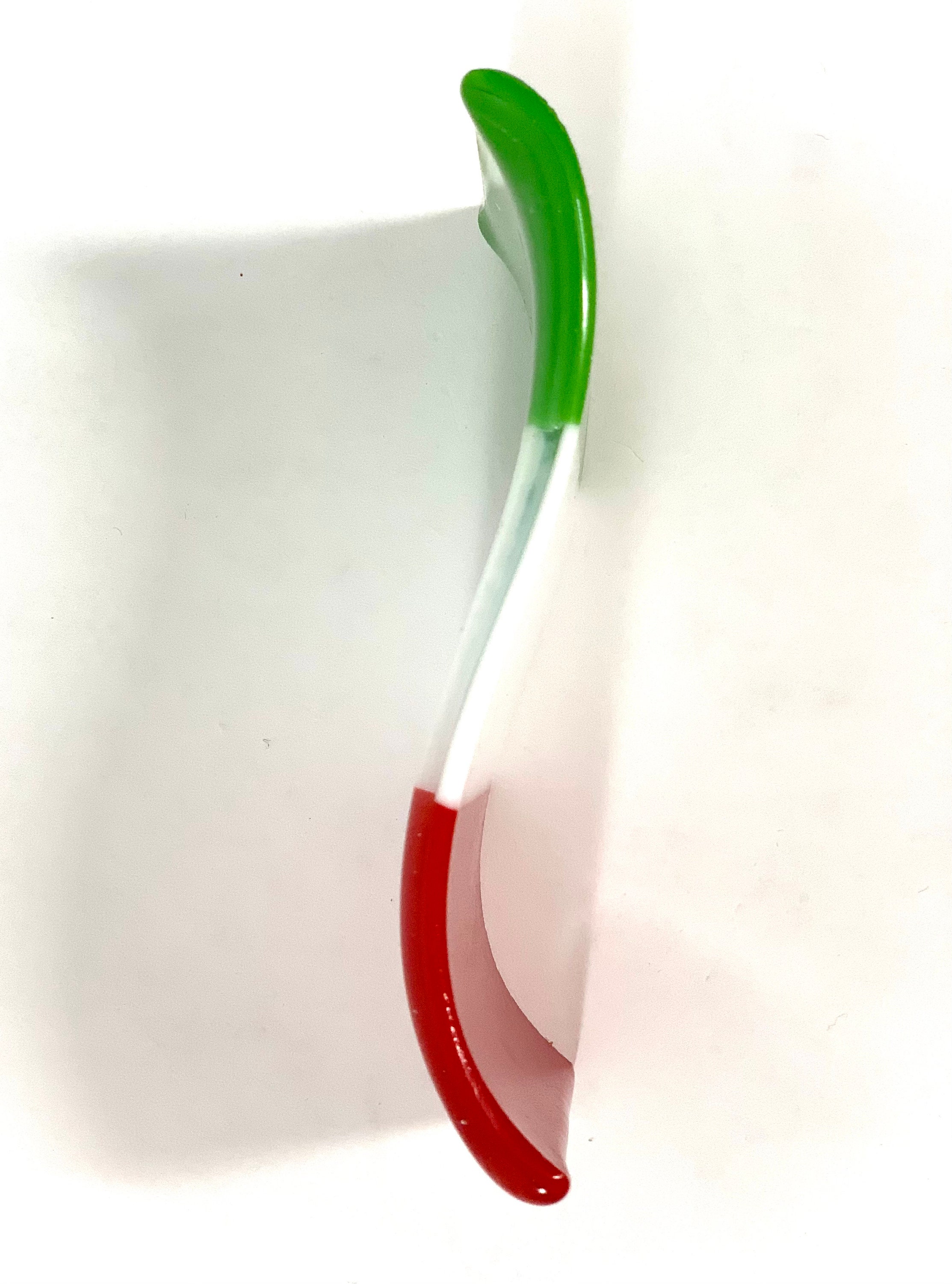 Italian Flag Glass Paperweight - Etsy