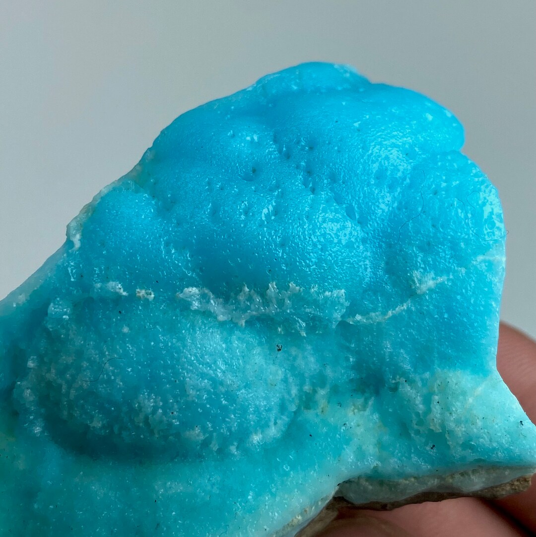 104 Gram Top Color Beautiful DARK BLUE Natural ARAGONITE Crystal ...
