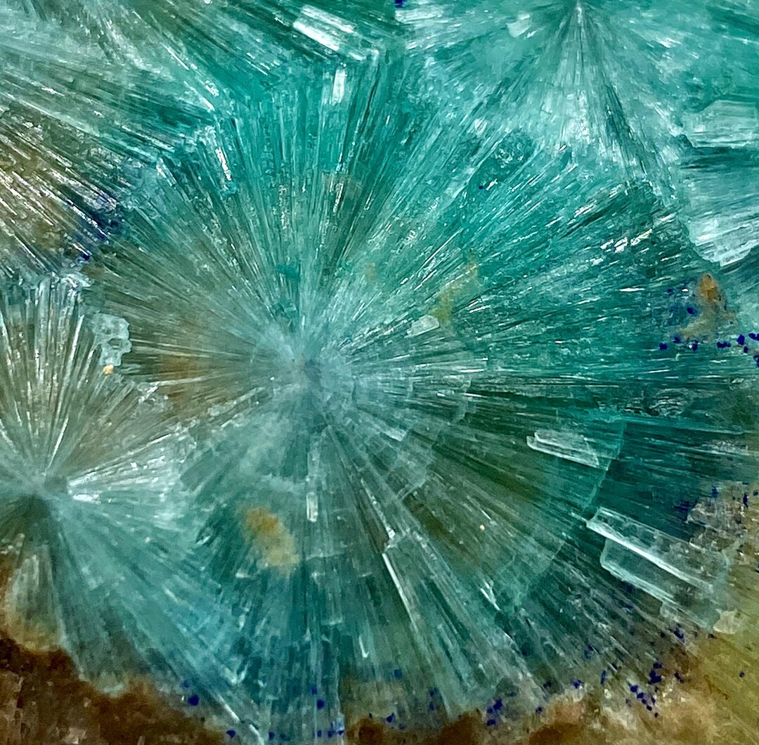 335 Carat Unique Rare Flower Shape Blue ARAGONITE With AZURITE Crystal ...