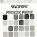 Newspaper Tone Procreate Color Palette, 30 Color Palette, Complimentary ...
