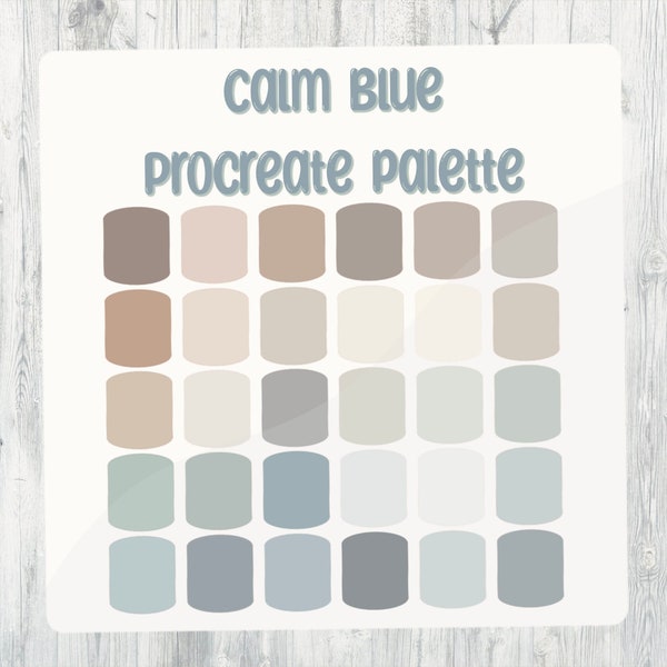 Procreate Swatches - Etsy