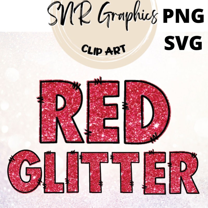 Glitter Letters Svg - Etsy