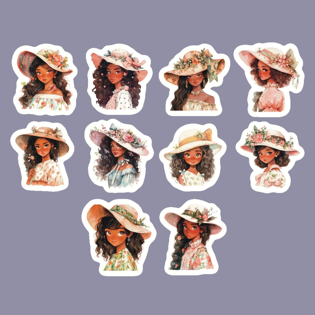 African American Southern Bell Stickers Set Of 20 Stickers Southern Bell Stickers Melanin