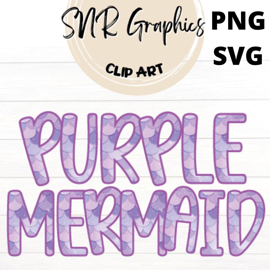 Purple Mermaid Letters PNG , Little Mermaid Font SVG Alphabet Font ...