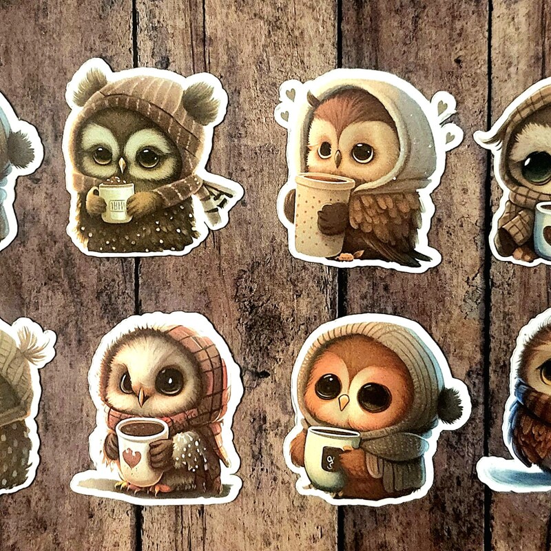 Owl Coffee Cozy - Etsy