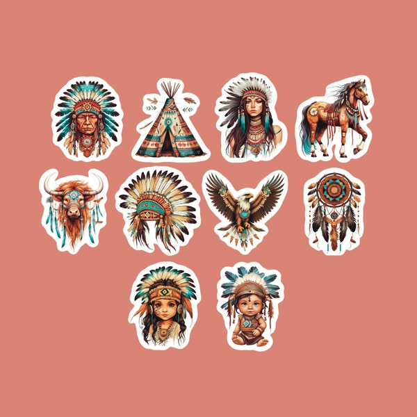 Native American Decal - Etsy