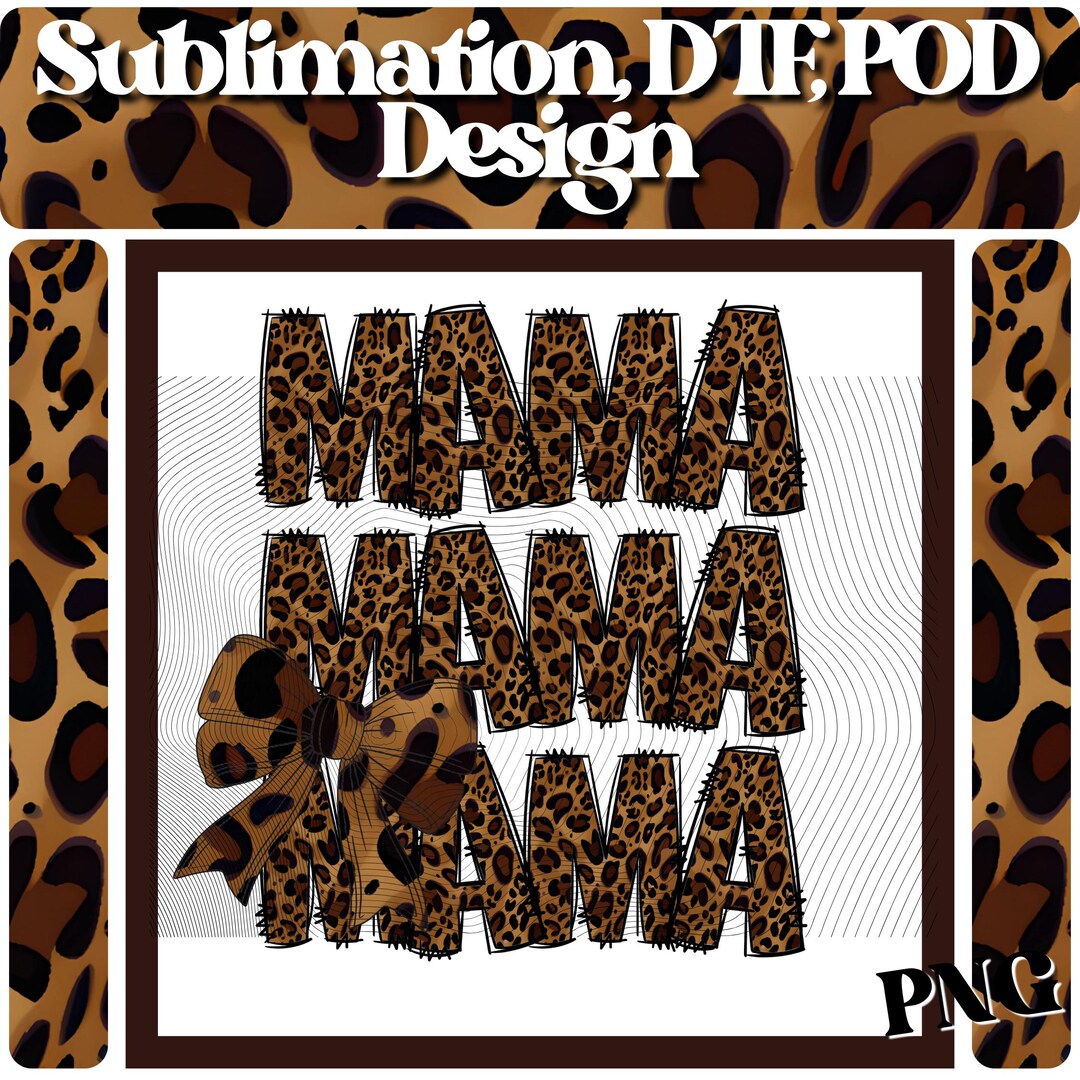 MAMA Doodle Letters Png With Doodle Outline, Mom Clipart Alphabet Font ...