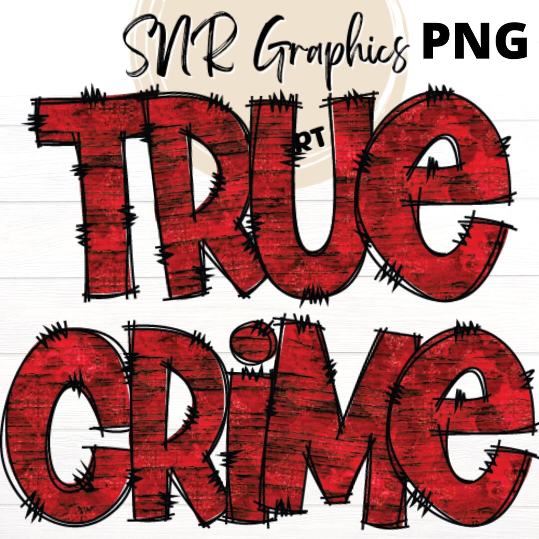True Crime Doodle Letter & Number PNG , Blood Sketch Font, Murder ...
